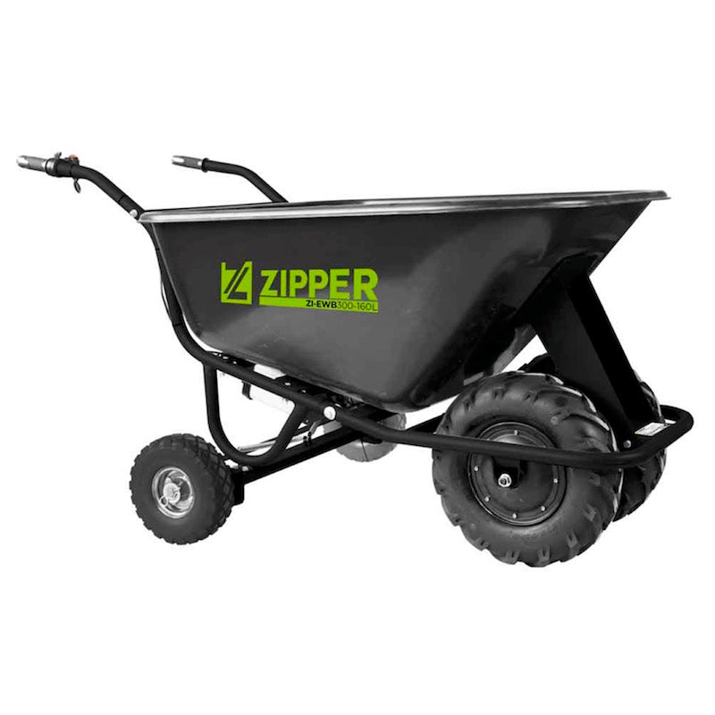Zipper ZI-EWB300-160L Electric Wheelbarrow — The Workshop Way